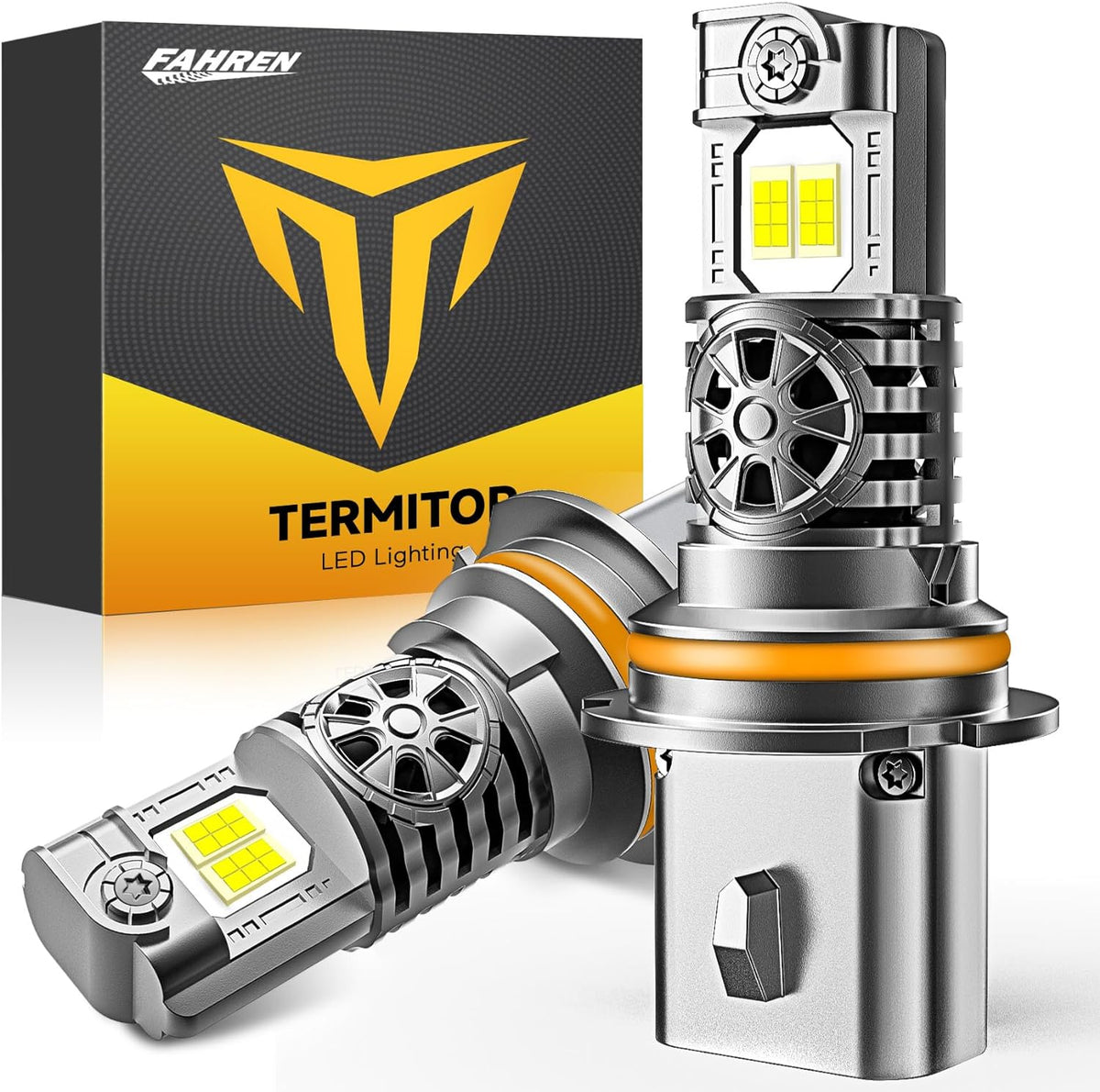 FAHREN 9004 HB1 Bulbs 55,000LM 1000% Bright Plug & Play(2-Pack) — Fahren